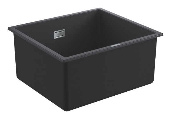 Мойка GROHE K700U с одной чашей, 457 x 406 мм, черный гранит (31653AP0 ...