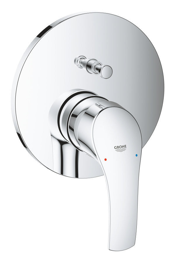 Внешняя часть смесителя для ванны GROHE Eurosmart, хром (24043002 ...