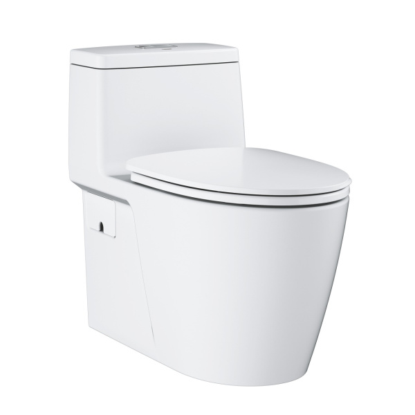 Унитаз-моноблок Grohe Projectline, сиденье с микролифтом, альпин белый ...