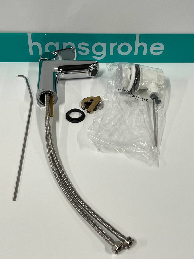 Купить Смеситель для раковины hansgrohe Logis 100, со сливным ...